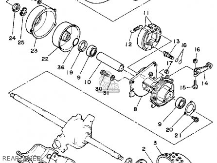 Yamaha YT60L TRI-ZINGER 1984 USA parts lists and schematics