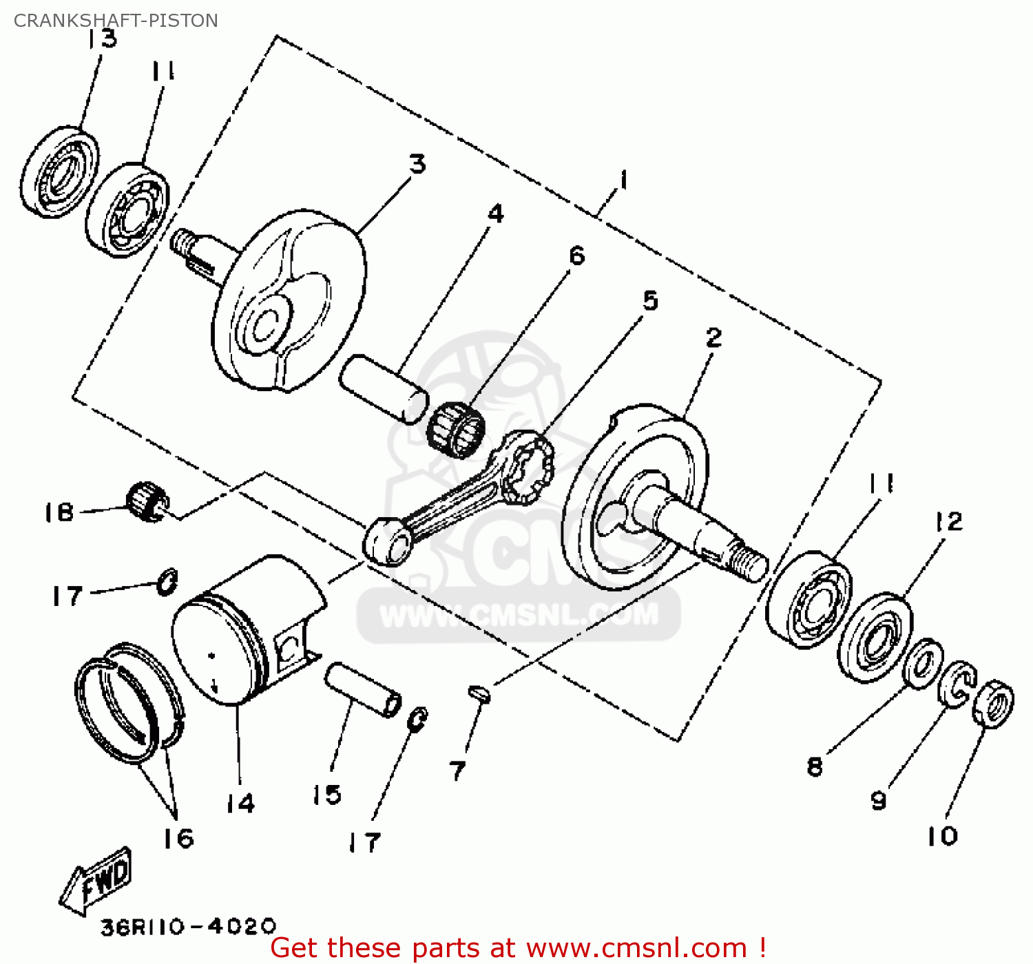 Yamaha Yamaha YT60L TRI-ZINGER 1984 USA parts lists and schematics