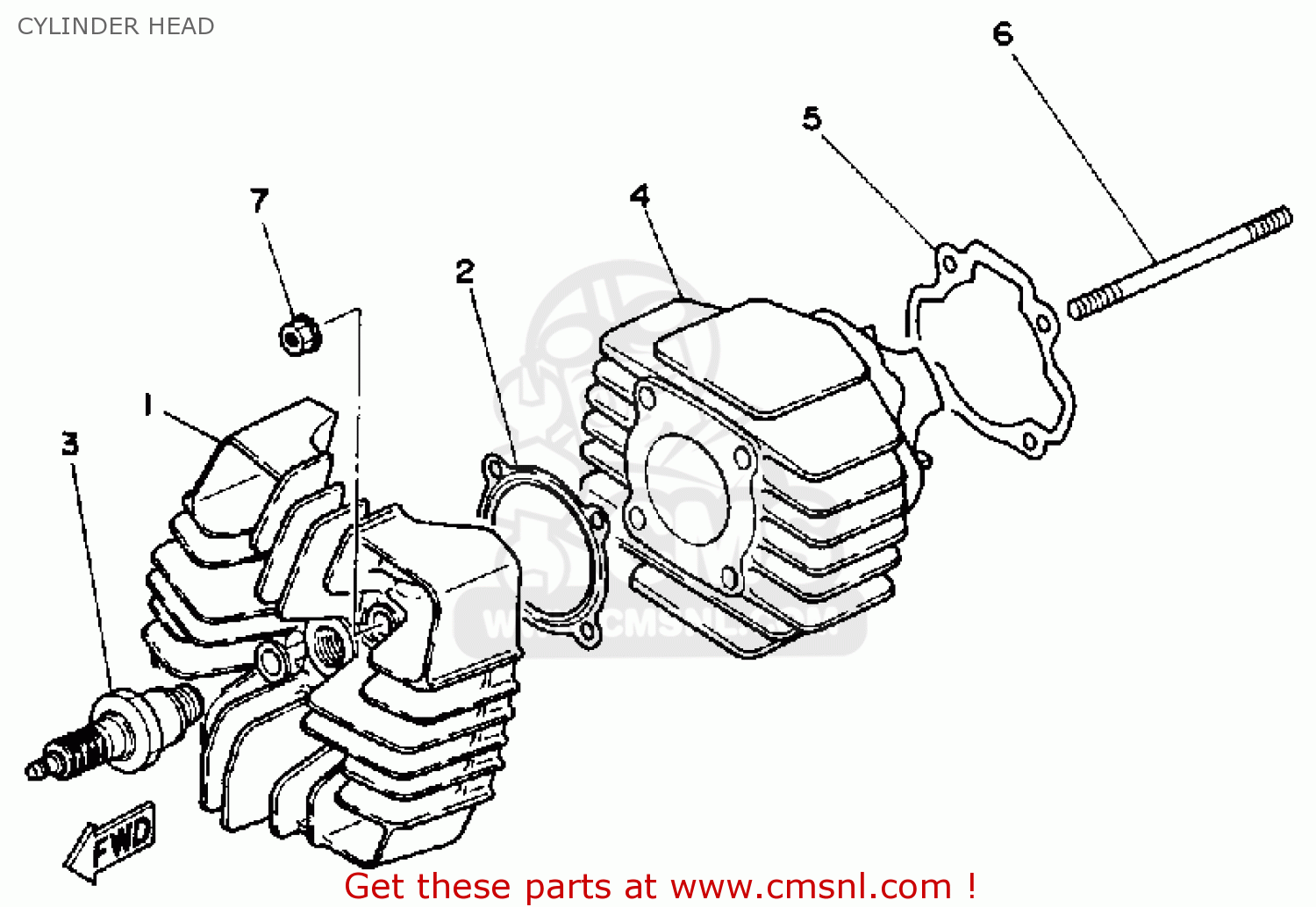 Yamaha Yamaha YT60L TRI-ZINGER 1984 USA parts lists and schematics
