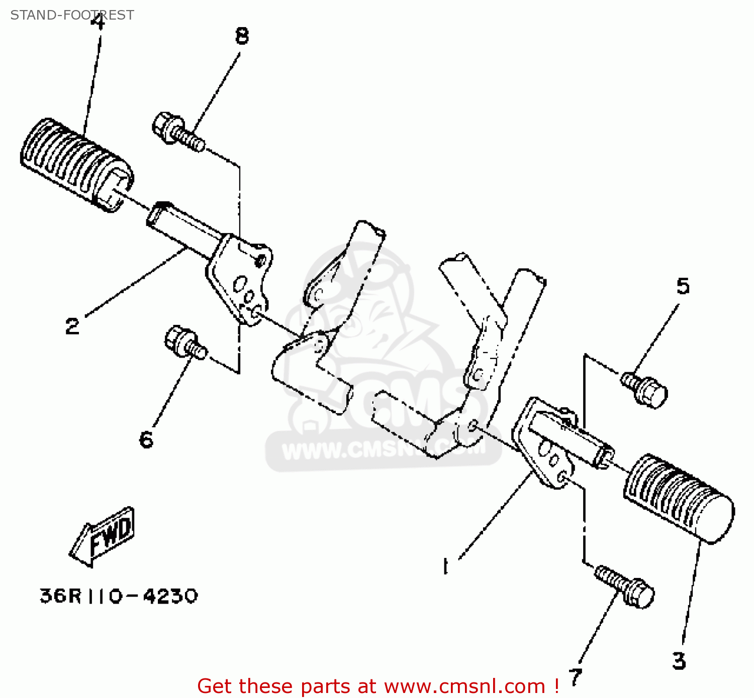 Yamaha Yamaha YT60L TRI-ZINGER 1984 USA parts lists and schematics