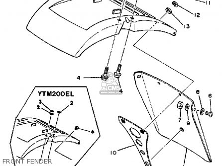 Yamaha YTM200EL 1984 parts lists and schematics