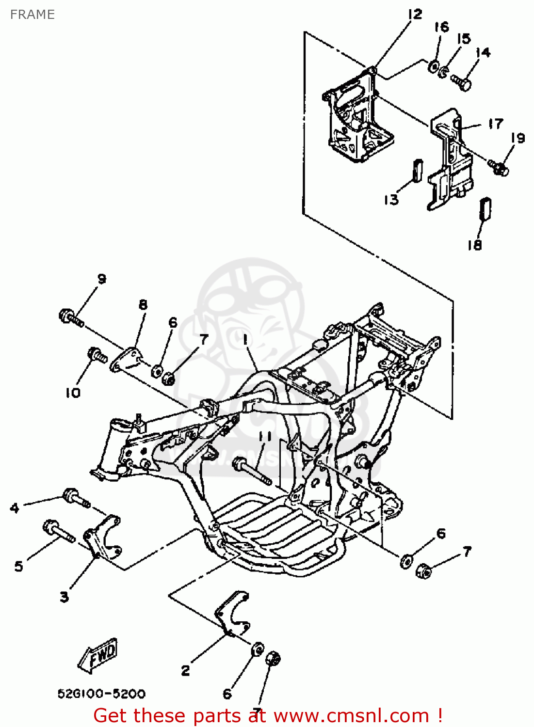 Yamaha YTM200ERN 1985 parts lists and schematics