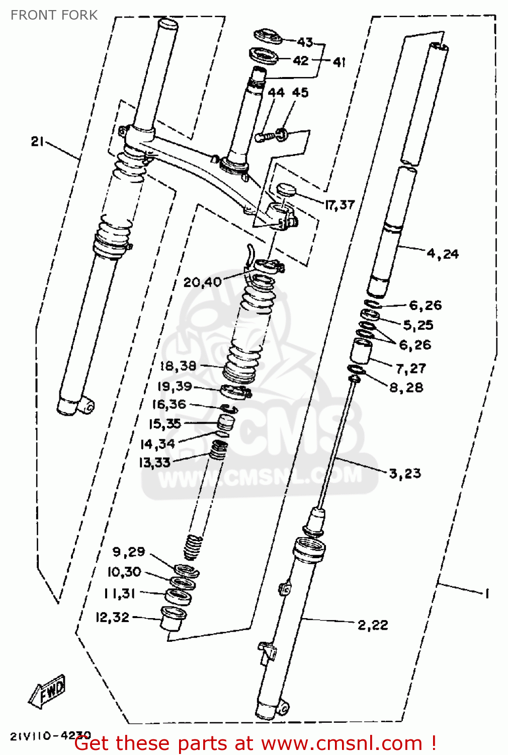 Yamaha YTM200ERN 1985 parts lists and schematics