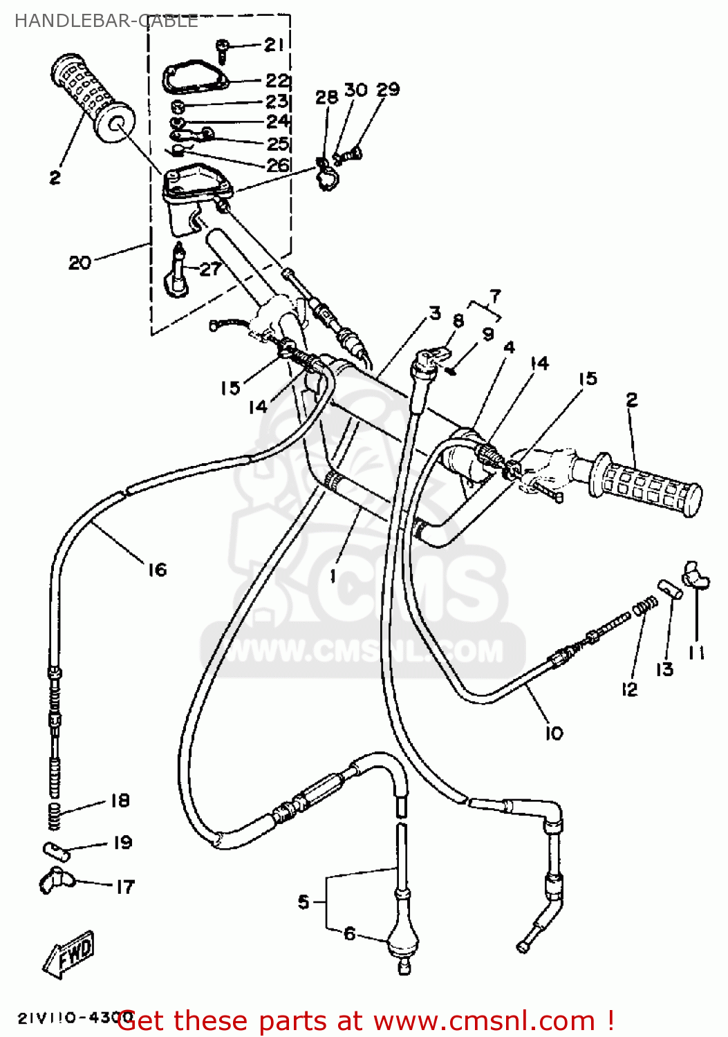 Yamaha YTM200ERN 1985 parts lists and schematics
