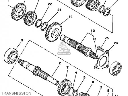 Yamaha YTM200ERN 1985 parts lists and schematics