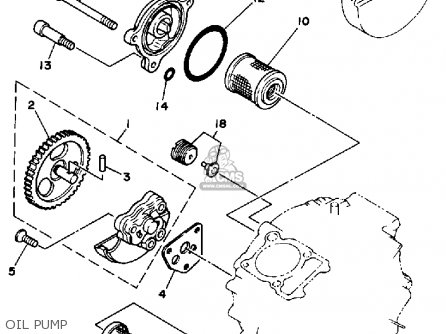 Yamaha YTM200L TRI-MOTO 1984 parts lists and schematics