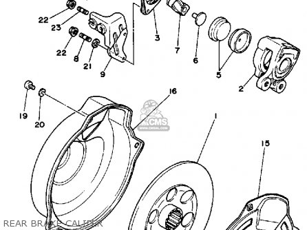 Yamaha YTM200L TRI-MOTO 1984 parts lists and schematics