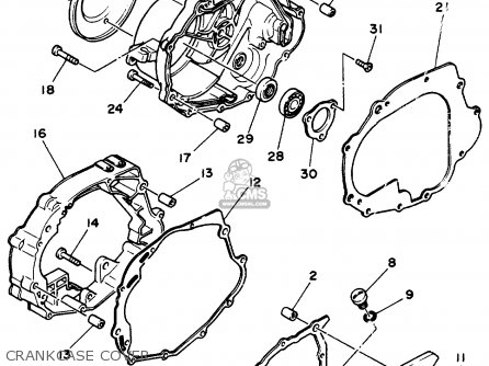 Yamaha Yamaha YTM200L TRI-MOTO 1984 parts lists and schematics