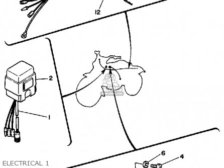 Yamaha Yamaha YTM200L TRI-MOTO 1984 parts lists and schematics