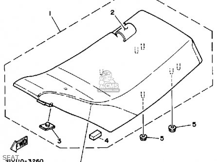Yamaha YTM200L TRI-MOTO 1984 parts lists and schematics
