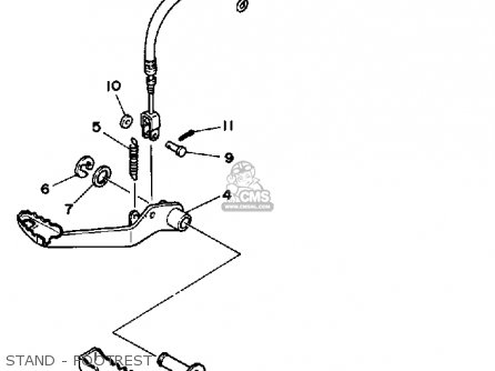 Yamaha Yamaha YTM200L TRI-MOTO 1984 parts lists and schematics