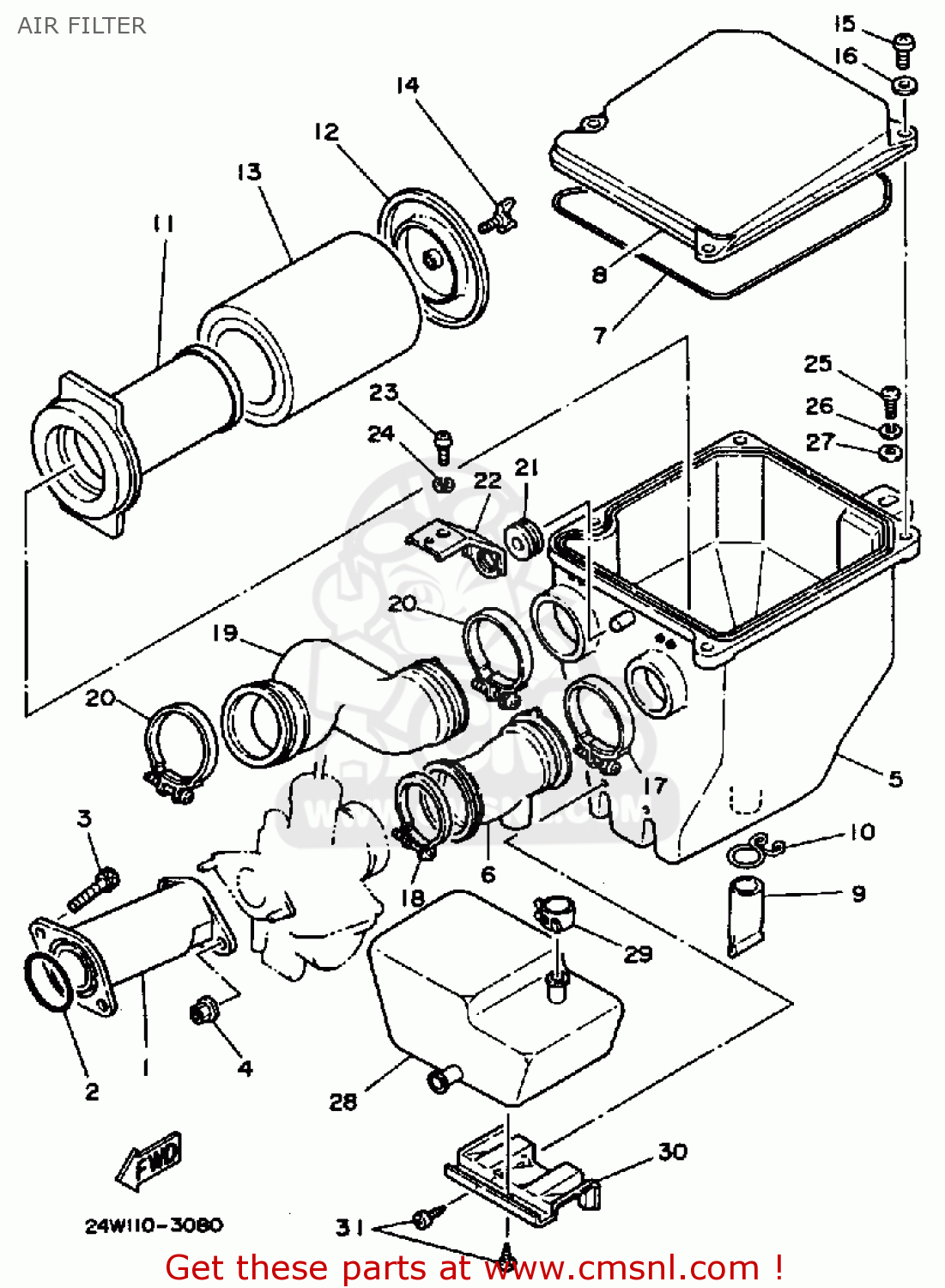 Yamaha YTM200N 1985 parts lists and schematics