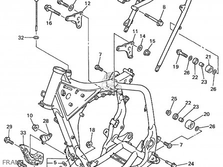 Yamaha YZ400F 1999 (X) USA parts lists and schematics