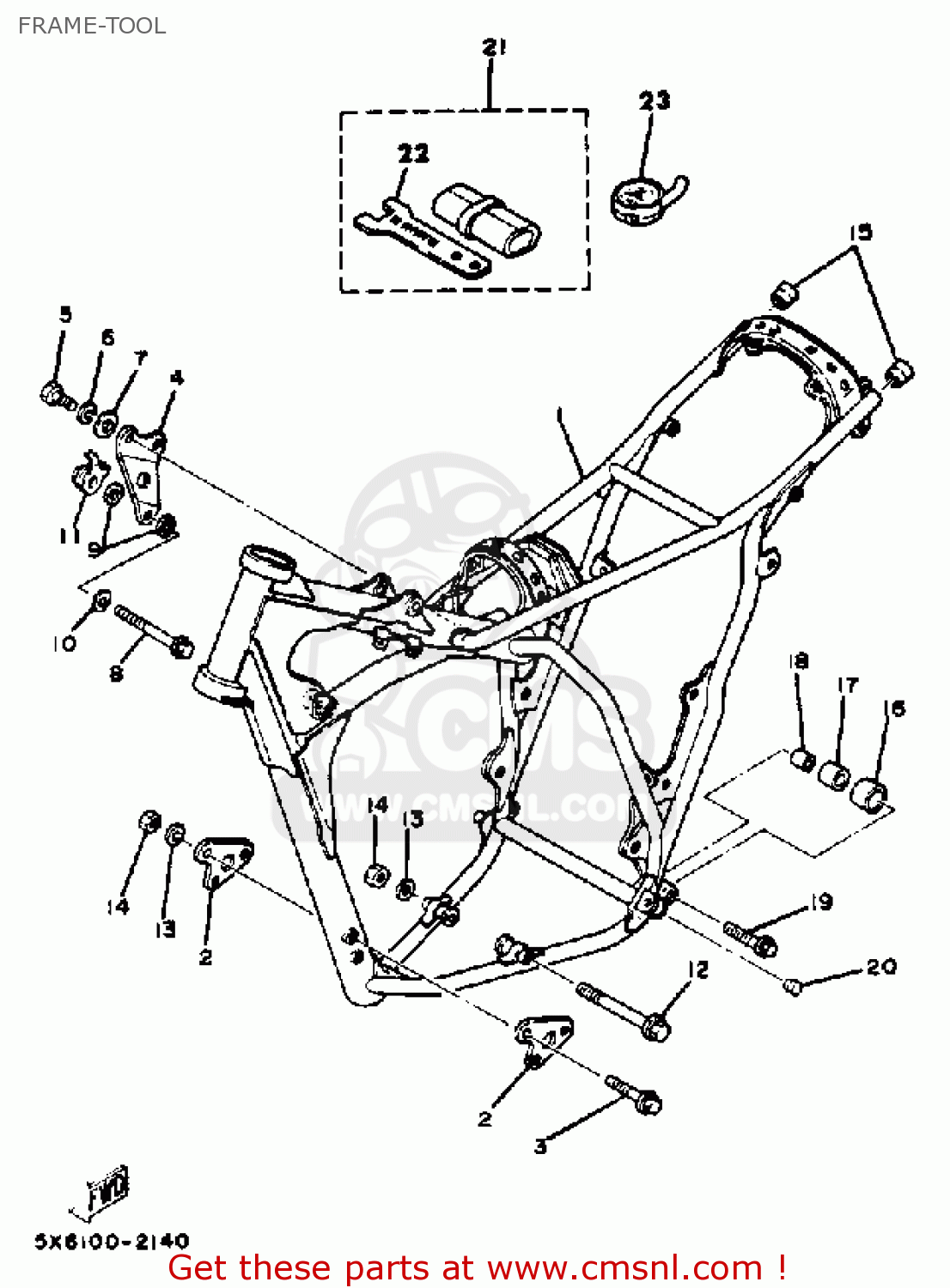 Yamaha Yamaha YZ490 COMPETITION 1982 (C) USA parts lists and schematics
