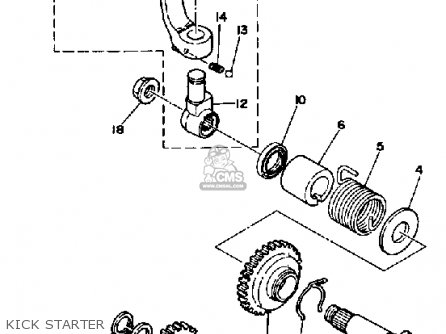 Yamaha Yamaha YZ490 COMPETITION 1982 (C) USA parts lists and schematics