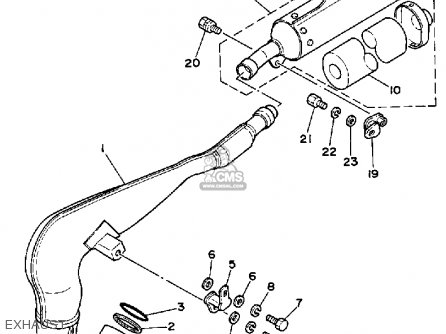 Yamaha YZ490 COMPETITION 1987 (H) USA parts lists and schematics