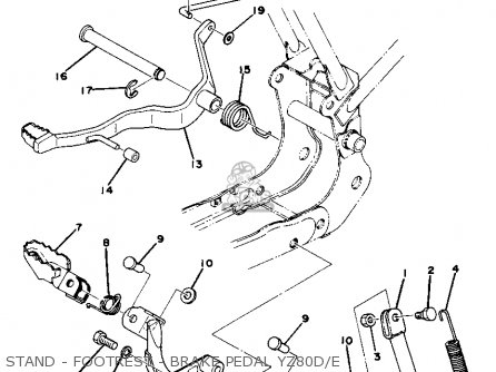 Yamaha YZ80 COMPETITION 1977 USA parts lists and schematics
