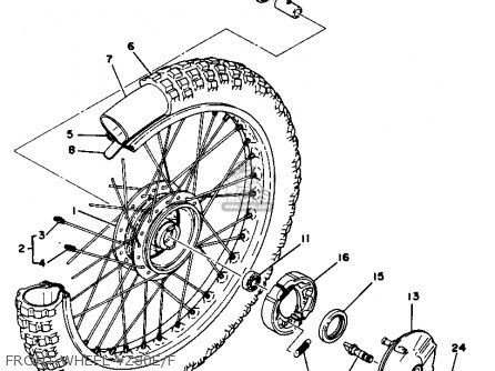 Yamaha YZ80 COMPETITION 1979 USA parts lists and schematics