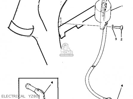 Yamaha YZ80 COMPETITION 1982 (C) USA parts lists and schematics