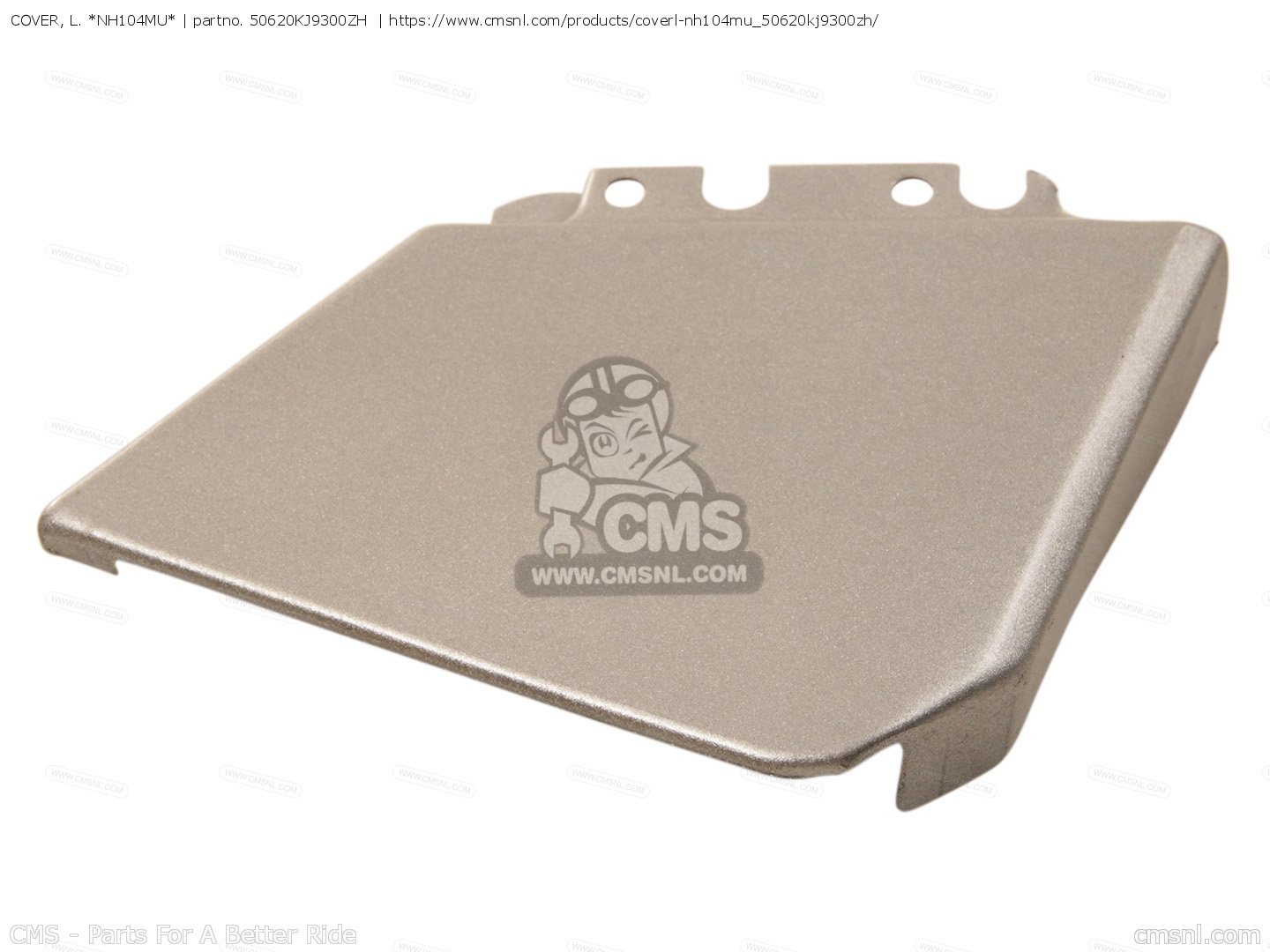 カバー L. NH104MU をHondaに - CMSNLで注文