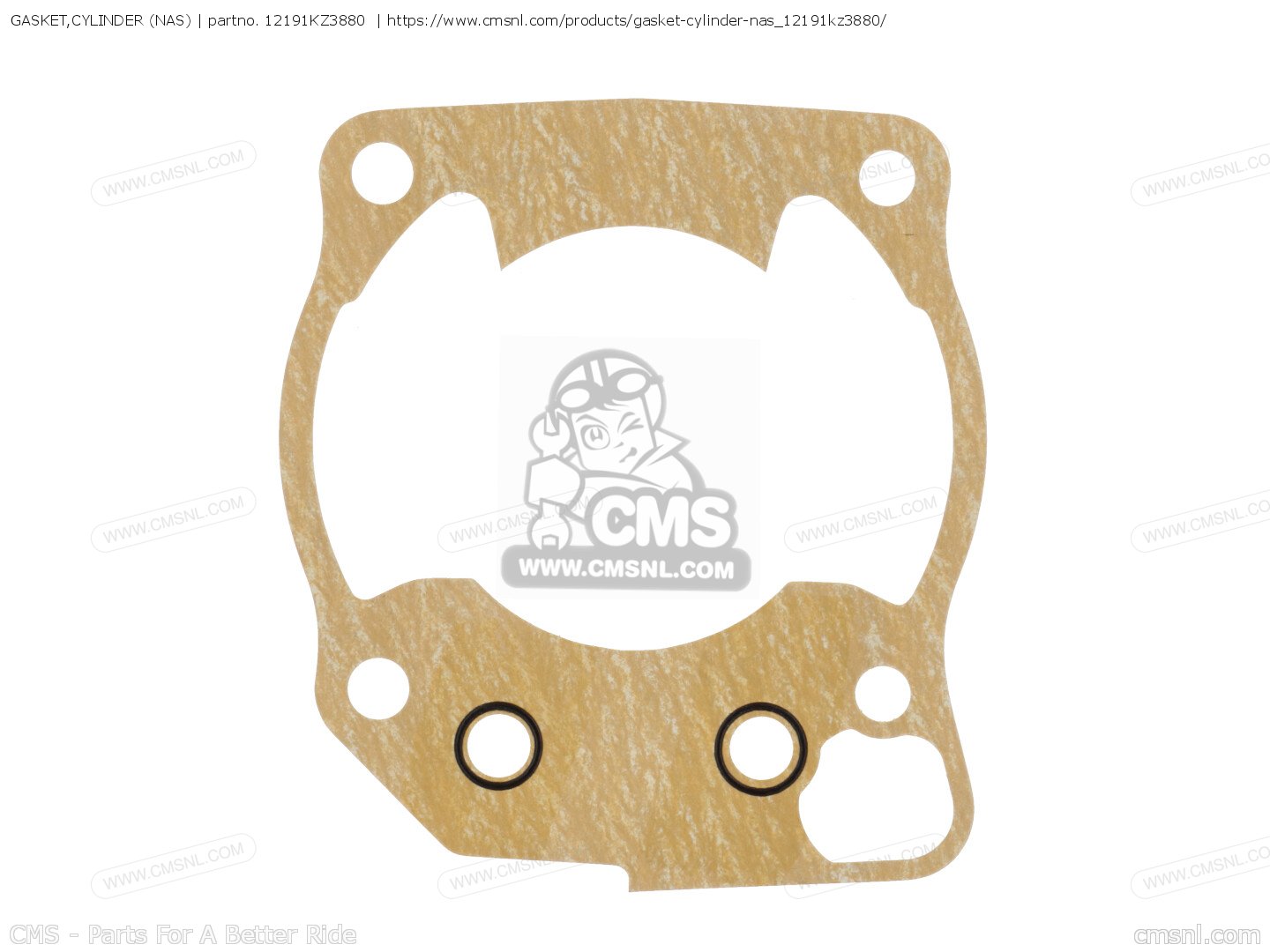 12191KZ3880：ガスケット シリンダー NAS Honda - CMSNLで12191-KZ3-880を購入する。
