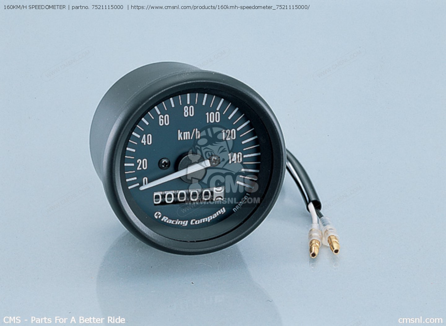 7521115000: 160KM/H SPEEDOMETER Kitaco - buy the 752-1115000 at CMSNL