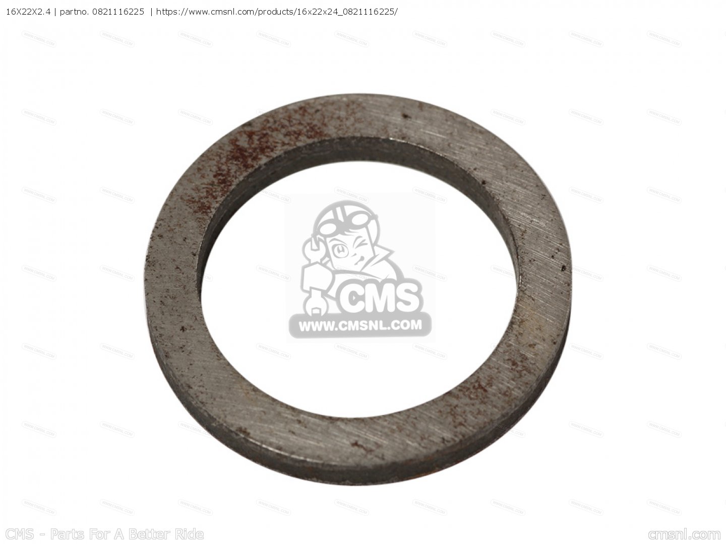 0821116225: 16x22x2.4 Suzuki - buy the 08211-16225 at CMSNL