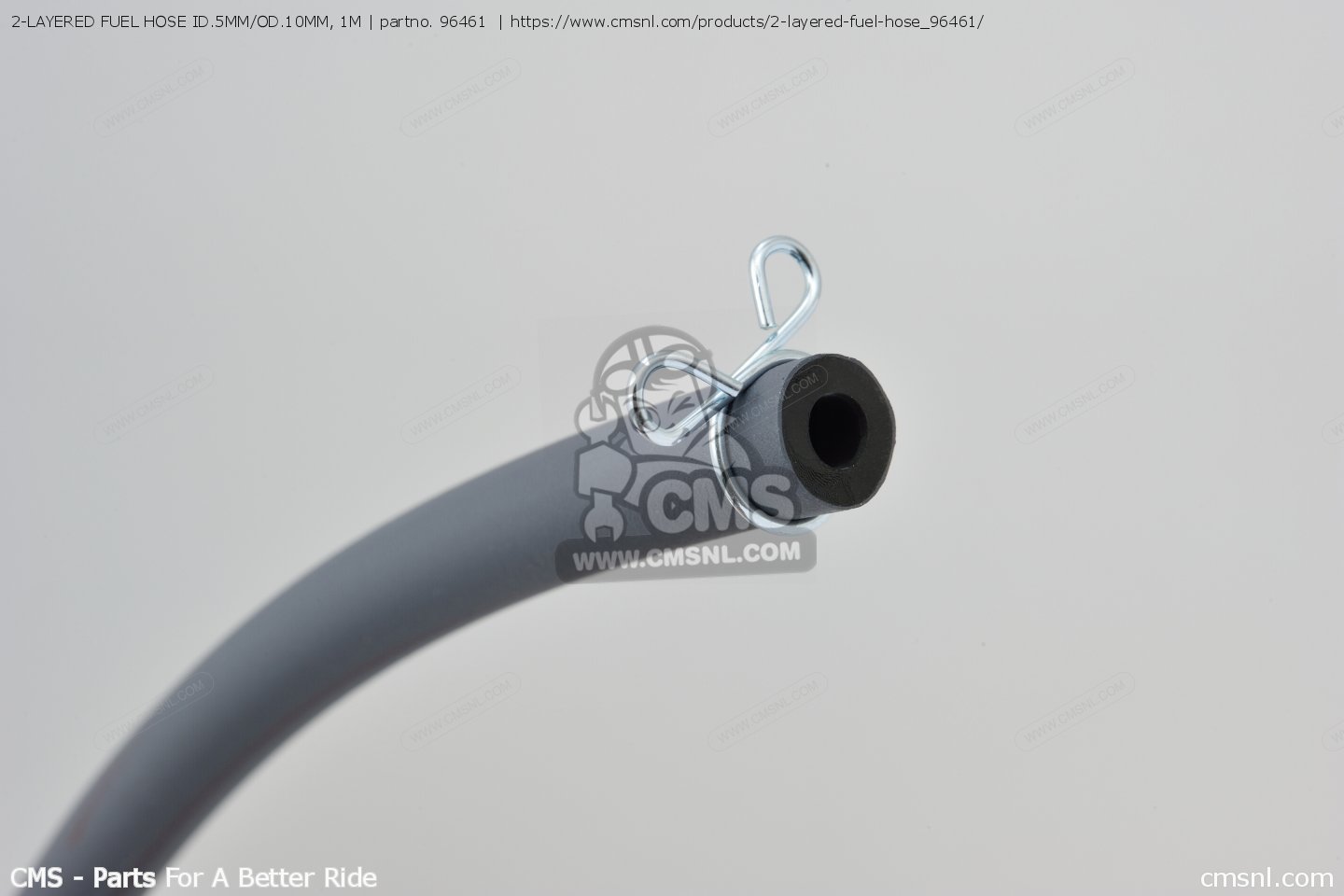 2-LAYERED FUEL HOSE ID.5MM/OD.10MM, 1M for Daytona - order at CMSNL