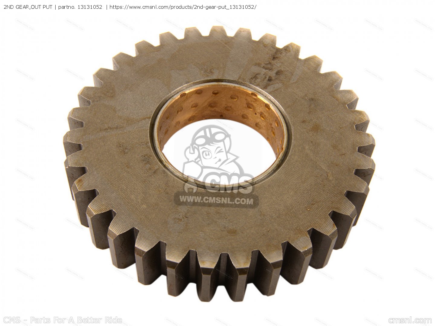 13131052: 2ND GEAR,OUT PUT Kawasaki - buy the 13131-052 at CMSNL
