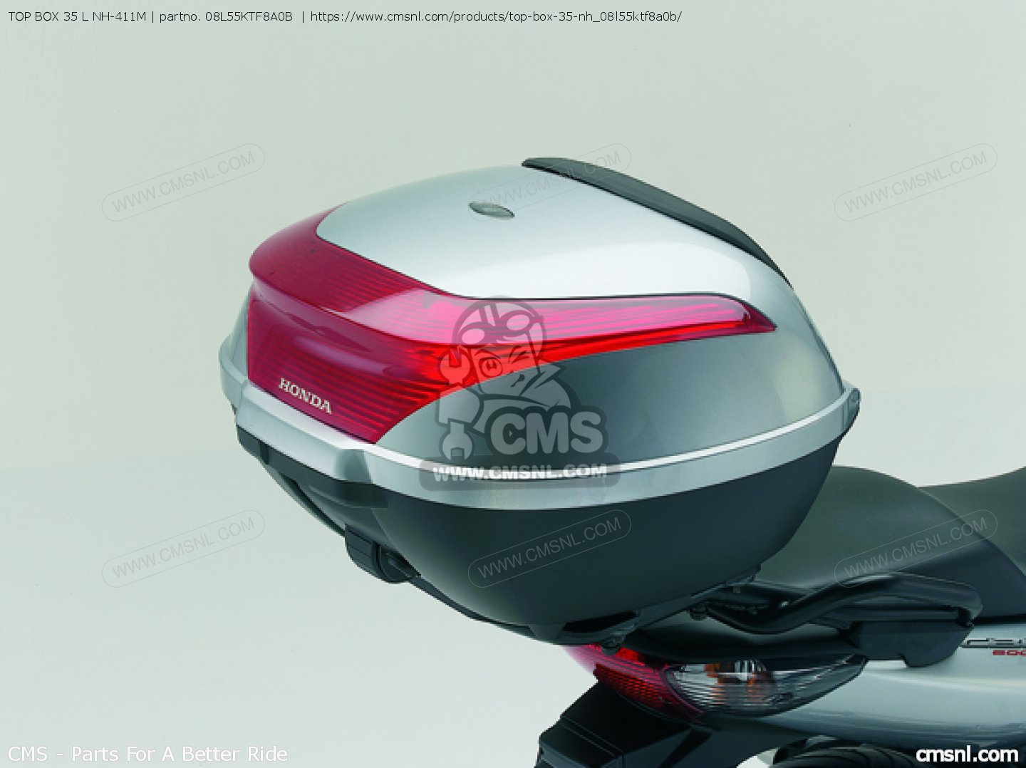08L55KTF8A0B: 35L TOP BOX FORCE SI Honda - buy the 08L55-KTF-8A0B at CMSNL