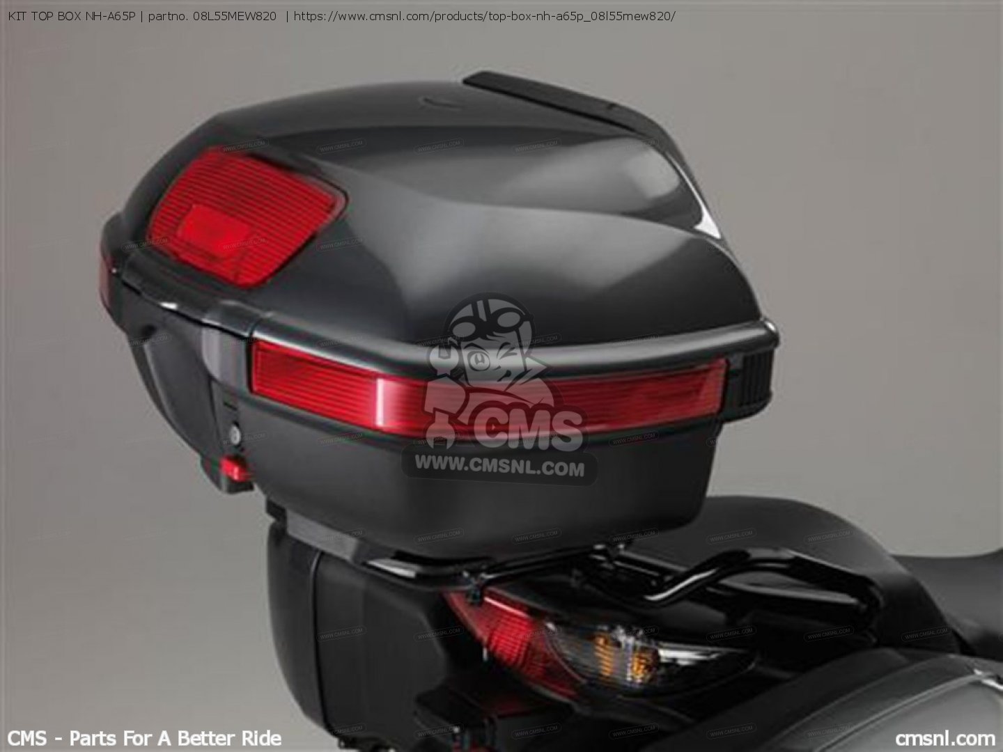 08L55MEW820: 45L TOP BOX KIT CONC Honda - buy the 08L55-MEW-820 at CMSNL