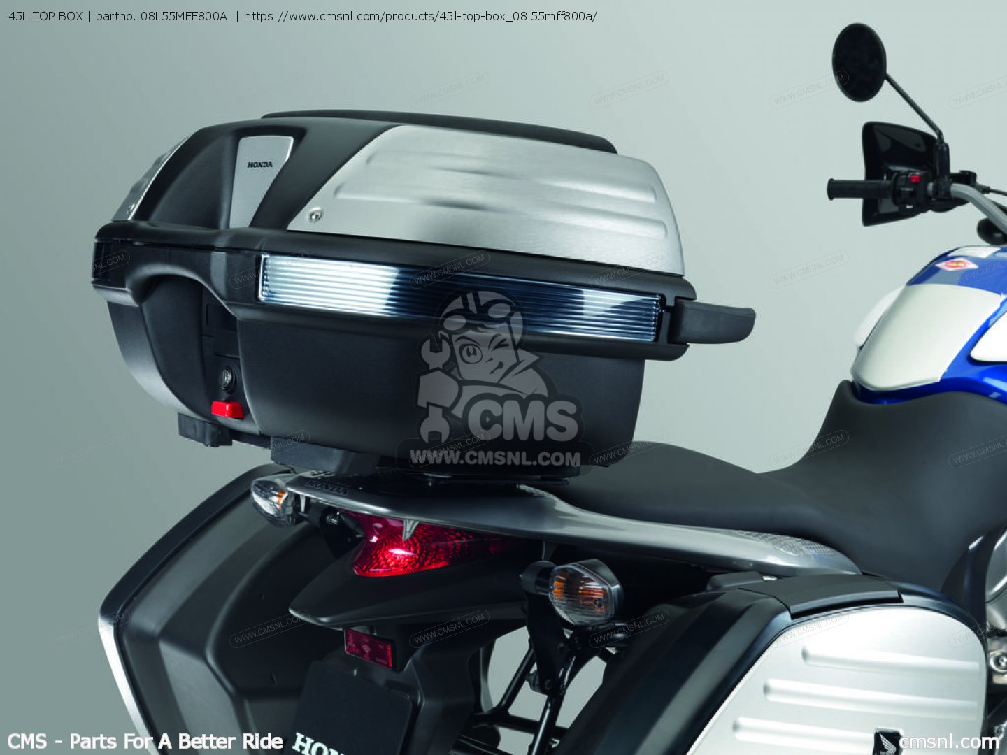 08L55MFF800A: 45L TOP BOX KIT ON/O Honda - buy the 08L55-MFF-800A at CMSNL