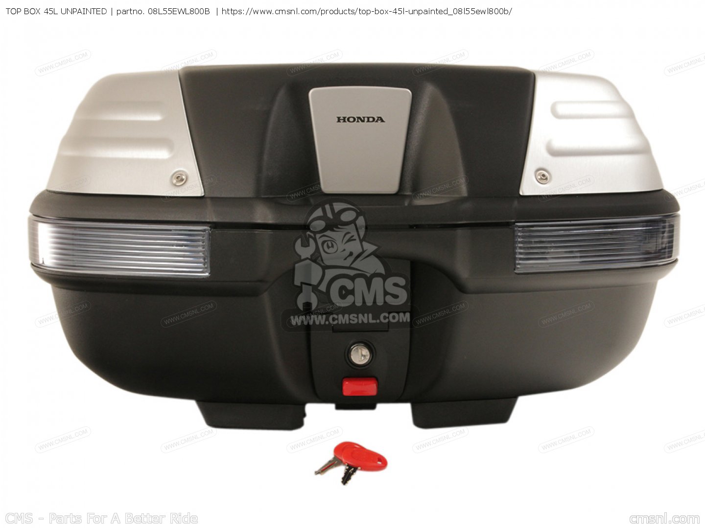 08L55EWL800B: 45l Top Box (on-off) Honda - buy the 08L55-EWL-800B at CMSNL
