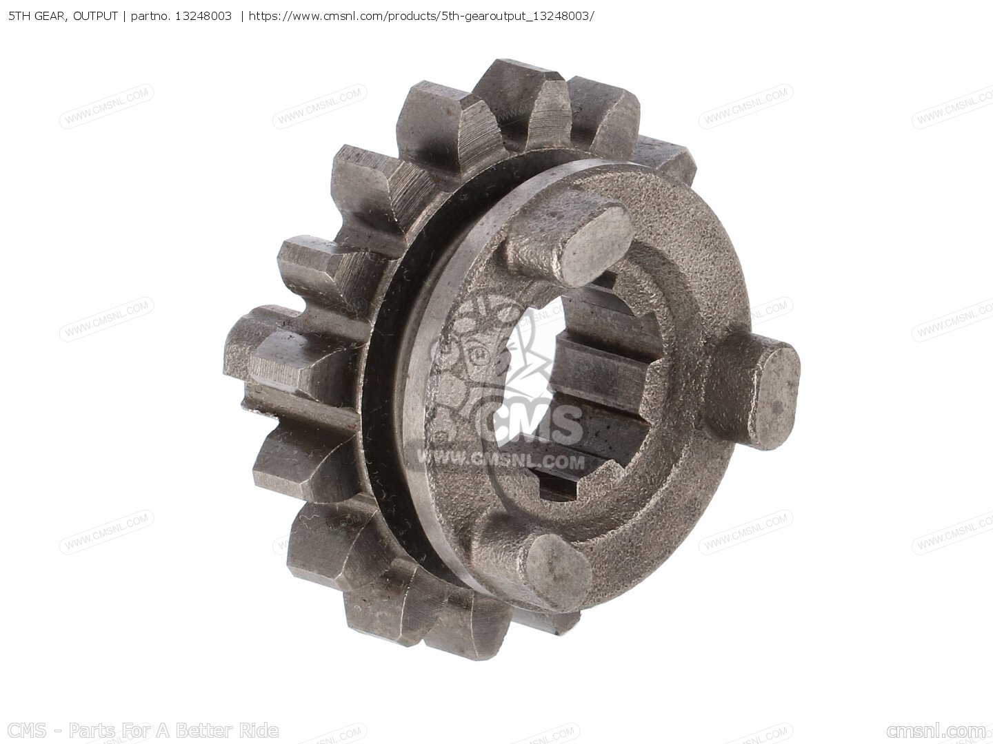 13248003: 5TH GEAR, OUTPUT Kawasaki - buy the 13248-003 at CMSNL