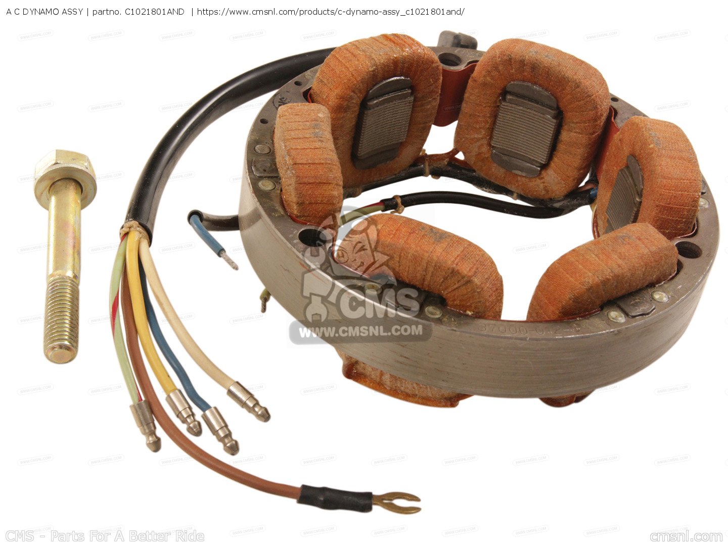 C1021801AND: A C DYNAMO ASSY Honda - buy the C1021-801-AND at CMSNL