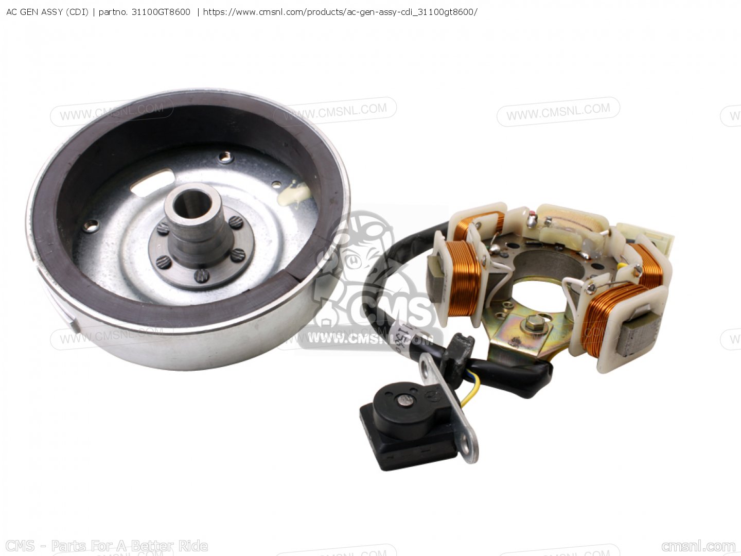 31100GT8600: AC GEN ASSY (CDI) Honda - buy the 31100-GT8-600 at CMSNL