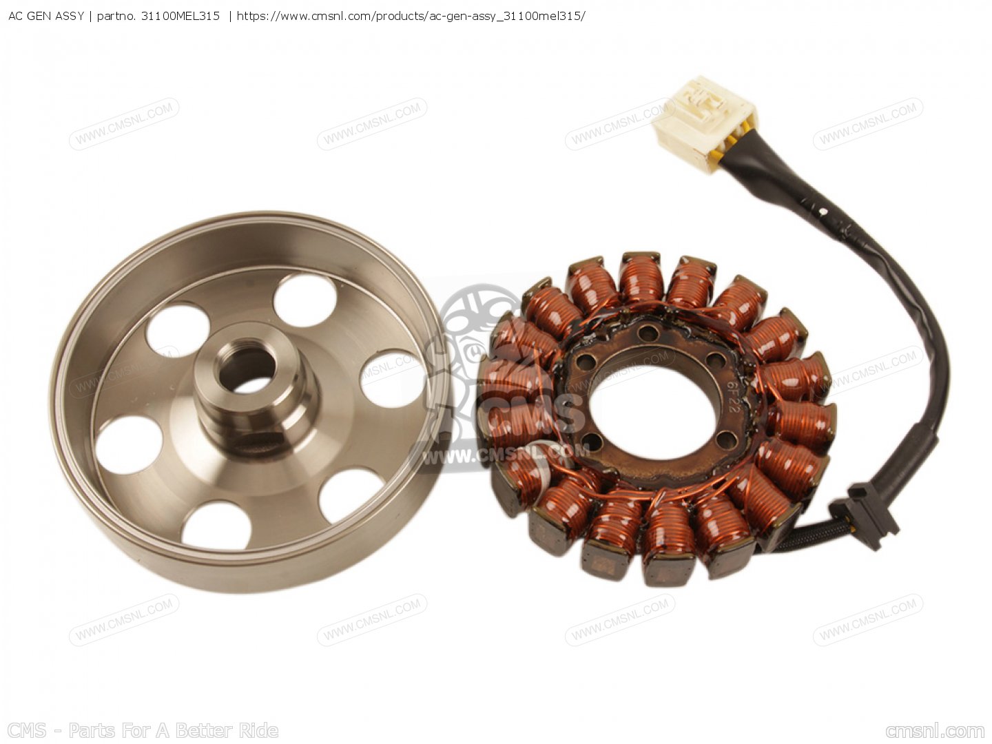 31100MEL315: Ac Gen Assy Set Honda - buy the 31100-MEL-315 at CMSNL