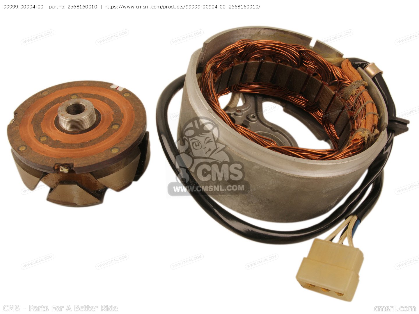 2568160010: AC GENERATOR ASSY Yamaha - buy the 256-81600-10-00 at CMSNL