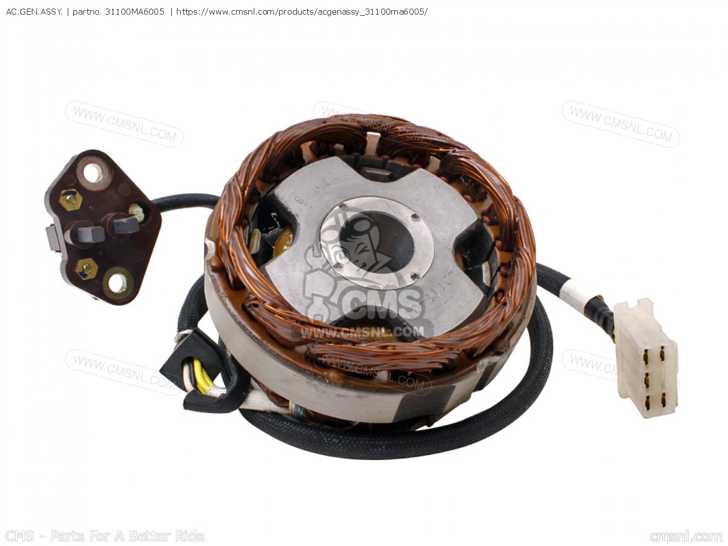 31100MA6005: AC.GEN.ASSY. Honda - buy the 31100-MA6-005 at CMSNL