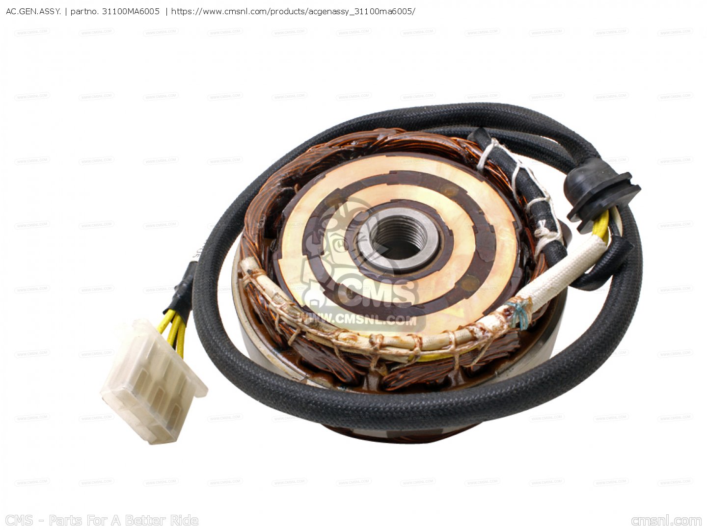 31100MA6005: AC.GEN.ASSY. Honda - buy the 31100-MA6-005 at CMSNL