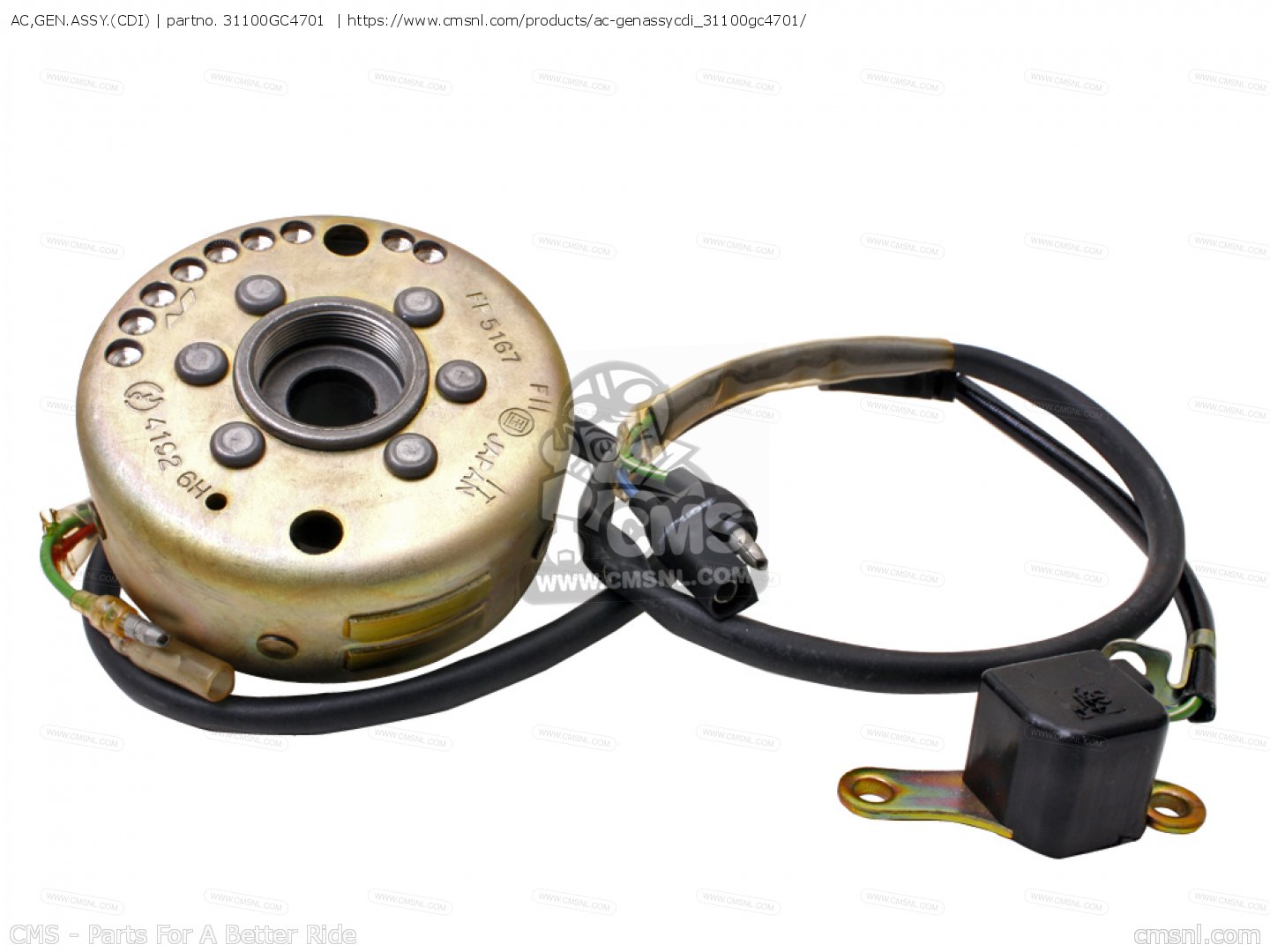 31100GC4701: Ac,gen.assy.(cdi) Honda - buy the 31100-GC4-701 at CMSNL