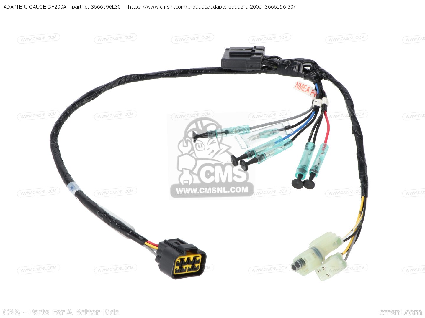 3666196L30: ADAPTER, GAUGE DF200A Suzuki - buy the 36661-96L30 at CMSNL