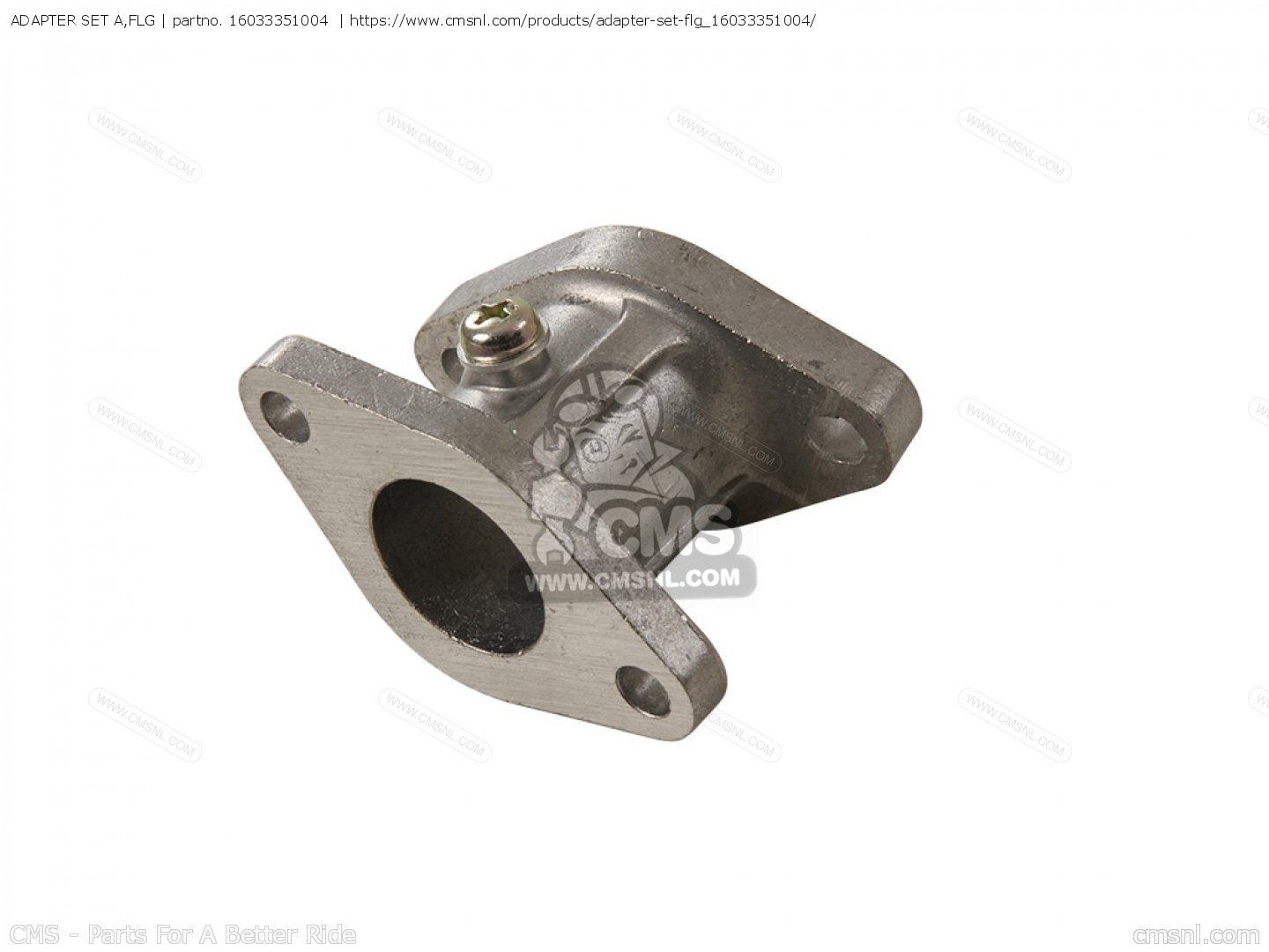 16033351004: ADAPTER SET A,FLG Honda - buy the 16033-351-004 at CMSNL