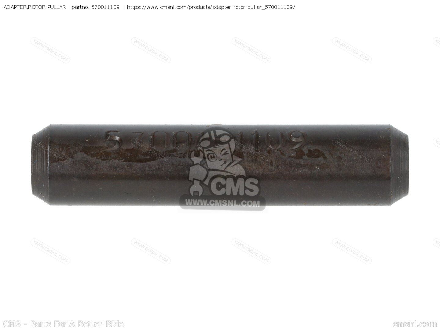 570011109: Adapter,rotor Pullar Kawasaki - buy the 57001-1109 at CMSNL