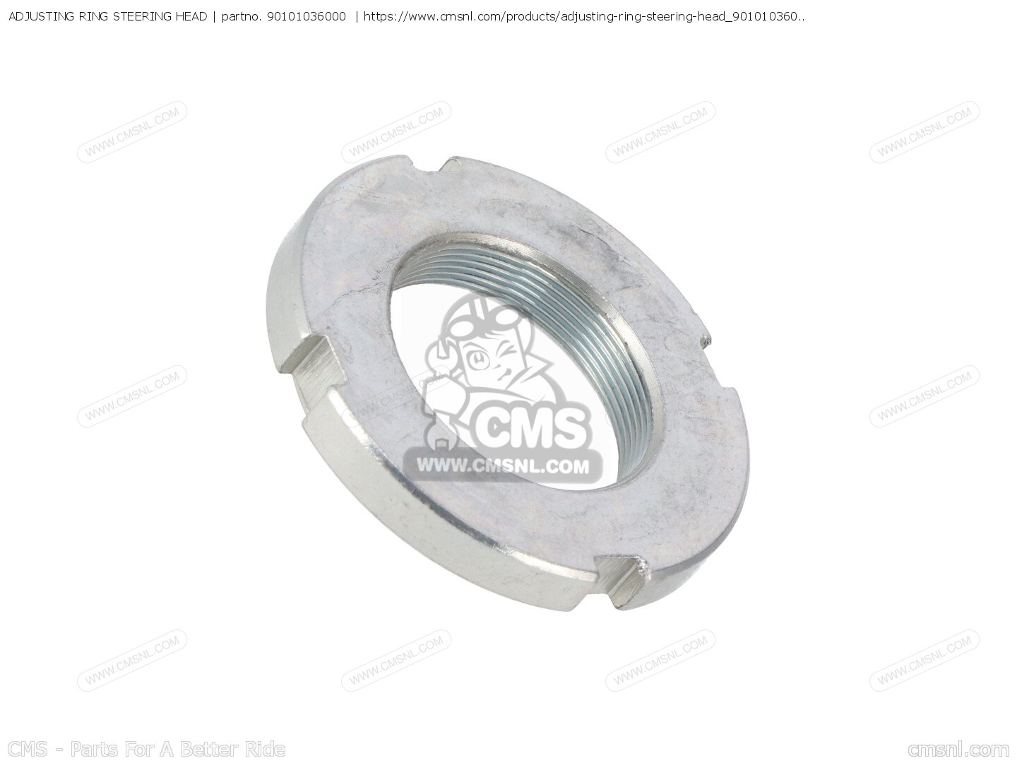 90101036000: ADJUSTING RING STEERING HEAD KTM - buy the 90101036000 at ...