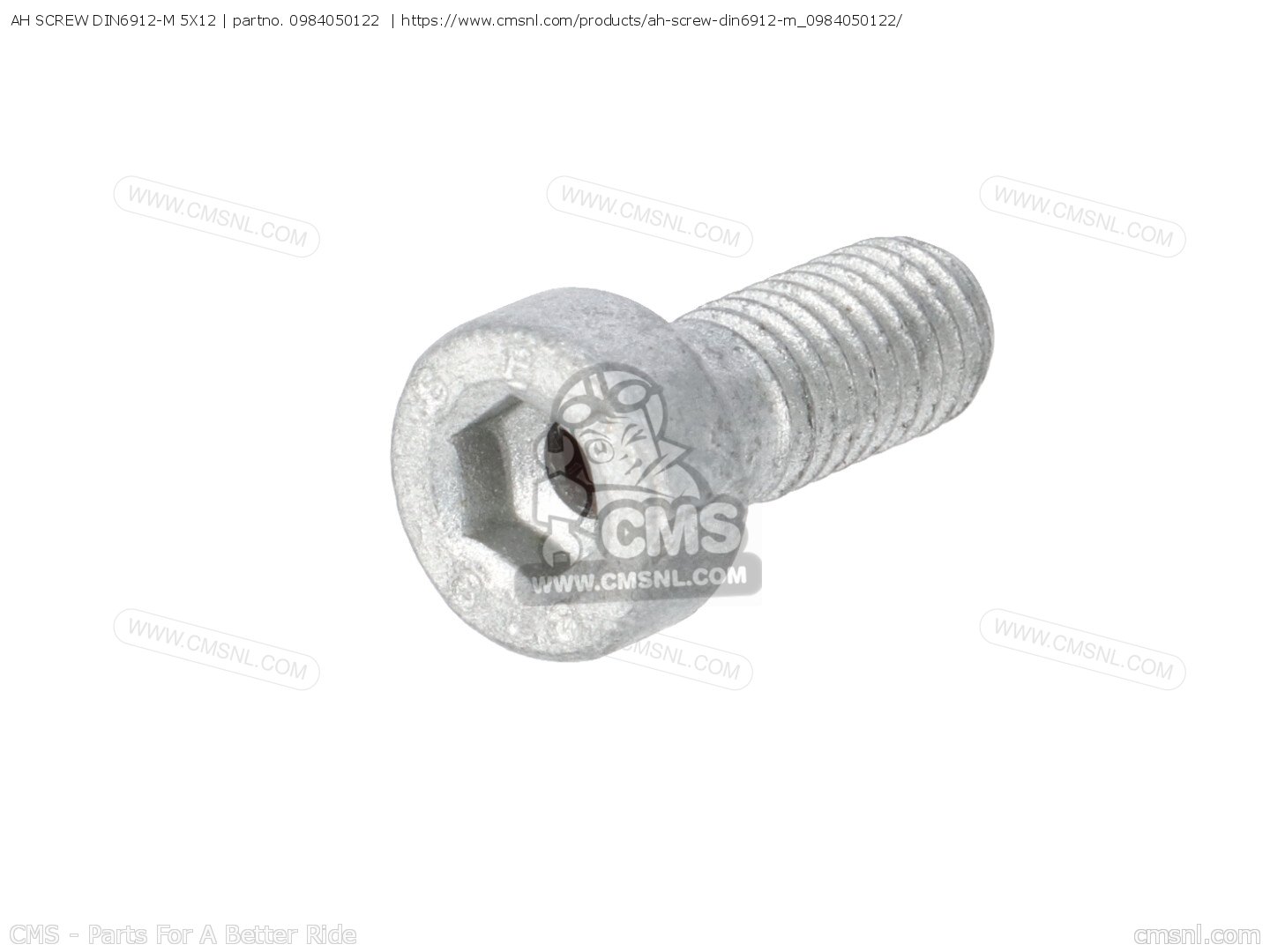 0984050122: Ah Screw Din6912-m 5x12 Ktm - buy the 0984050122 at CMSNL