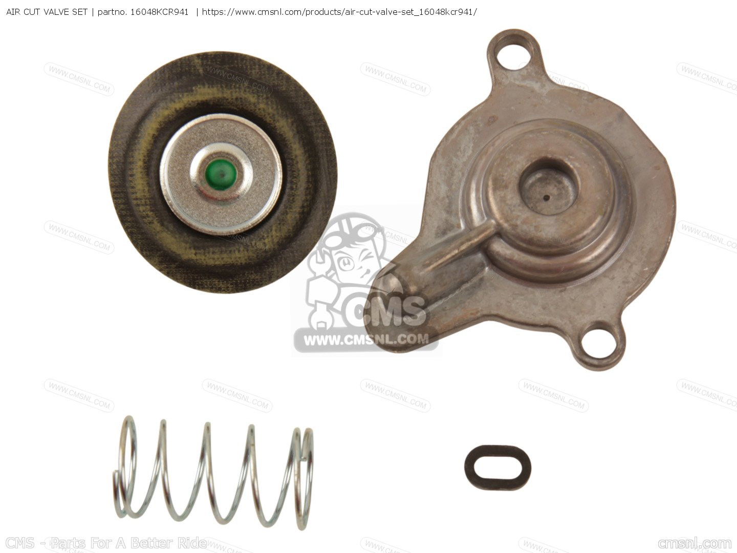 16048KCR941: AIR CUT VALVE SET Honda - buy the 16048-KCR-941 at CMSNL