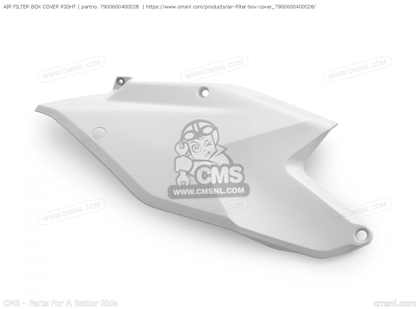 7900600400028: Air Filter Box Cover Right Ktm - buy the 7900600400028 ...