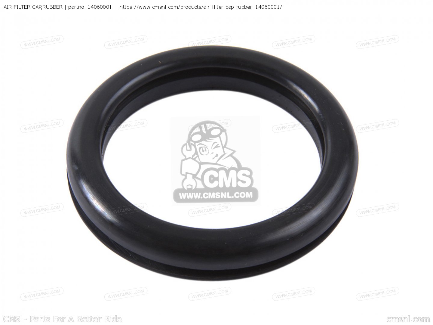 14060001: AIR FILTER CAP,RUBBER Kawasaki - buy the 14060-001 at CMSNL