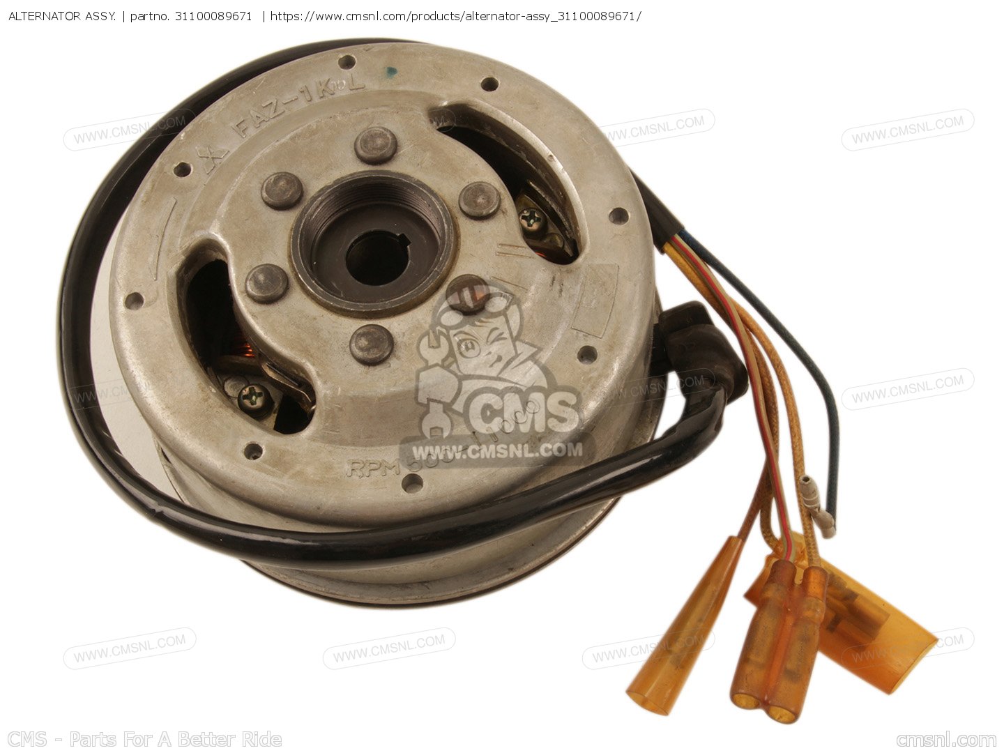 ALTERNATOR ASSY. for Honda - order at CMSNL